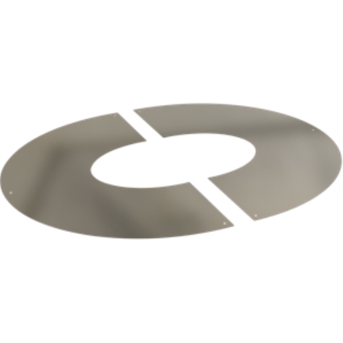 2-Piece Fixed Finishing Plate 45° Ø 125 | 150mm Wide - BriteDirect
