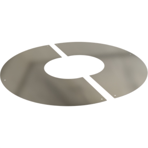 2-Piece Fixed Finishing Plate 90° Ø 125 | 150mm Wide - BriteDirect