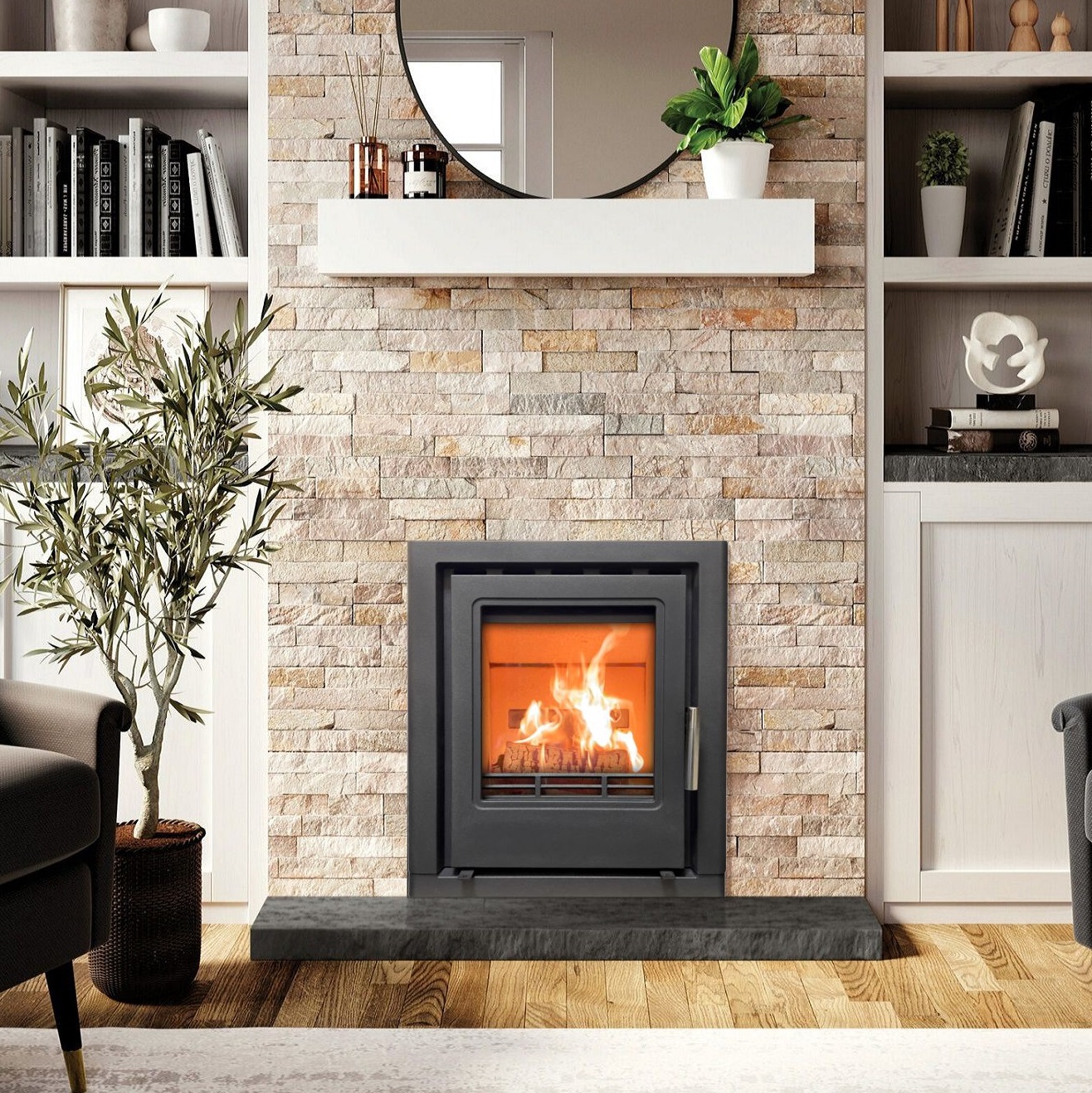 Coniston Multifuel Inset Stove 5kW ECODesign - BriteDirect